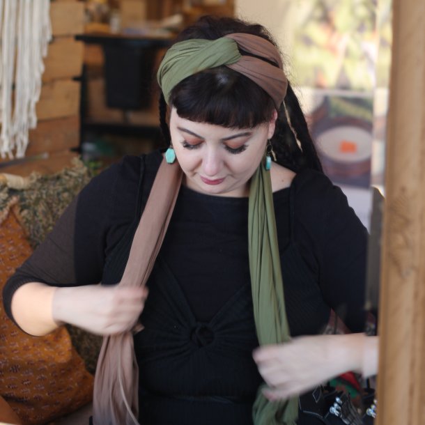 Soft stretchy Dreadlock Scarf